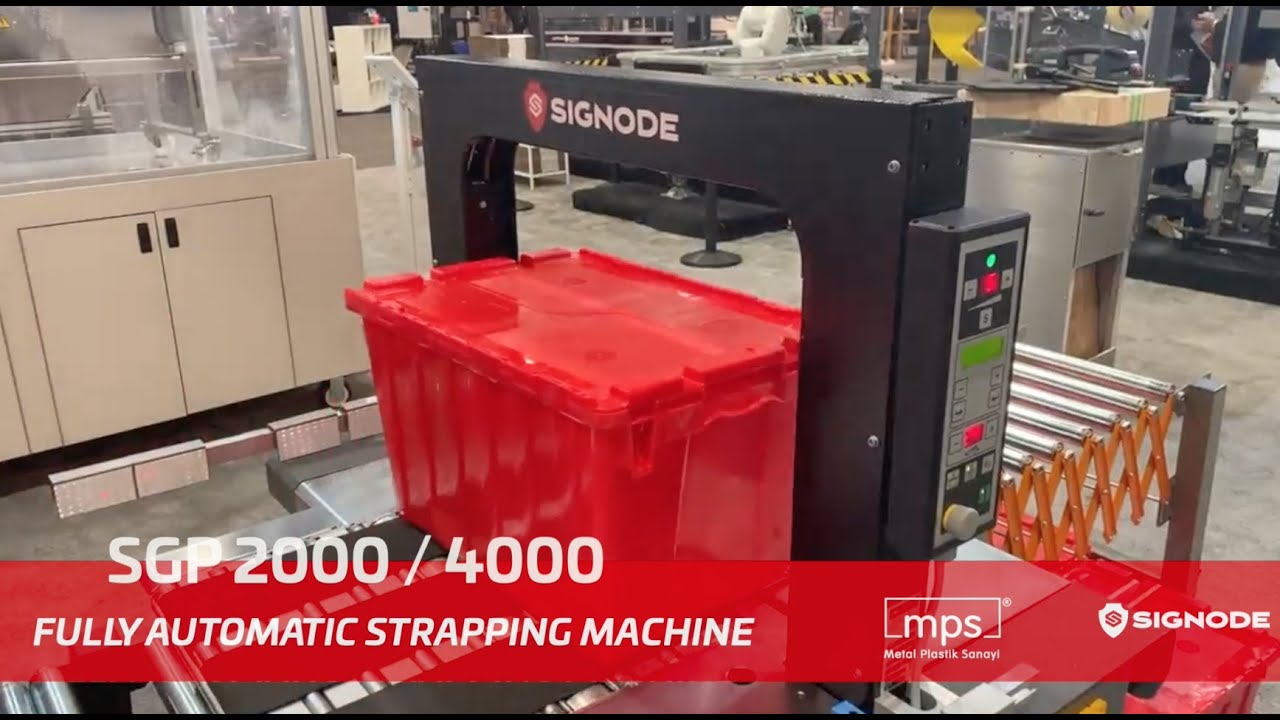 Fully automatic strapping machine capable of high performance and ... Fully automatic strapping machine capable of high performance and ...