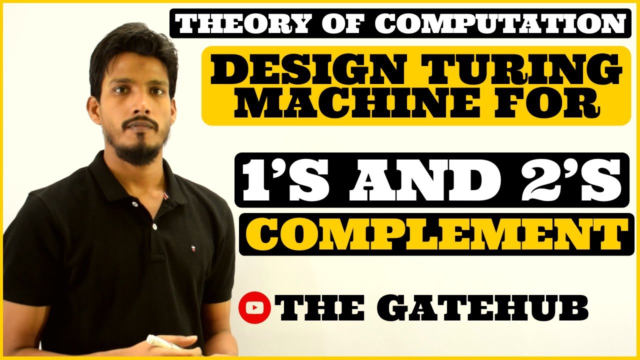 1 Turing Machine 1s Complement 2s Complement And Transducer Strappack 