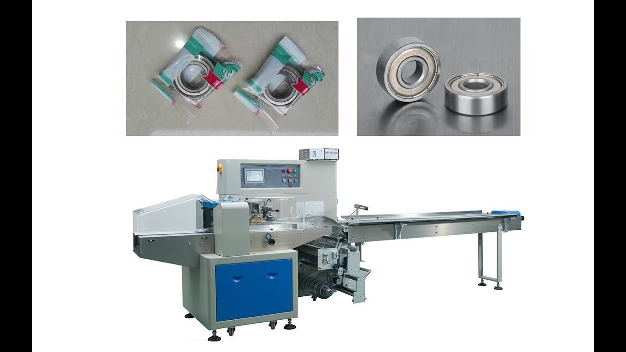 Compact Horizontal Wrapping Machine For Bearing Bag Packaging Strappack